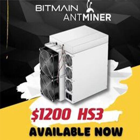 Buy Wholesale China Hns Asic Miner Bitmain Antminer Hs3 9t Handshake Algorithm 2079w Mining Hns ...