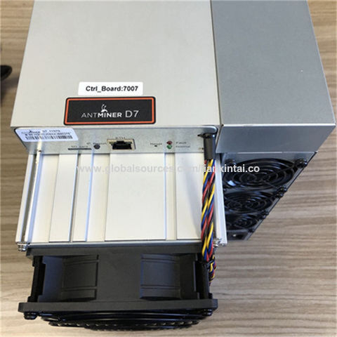 Buy Wholesale China Blockchain Miner Bitmain Antminer D7 1286gh/s 3148w ...