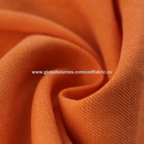 New Design Lyocell Polyester Linen Blend Fabric Solid Fabric Twill ...