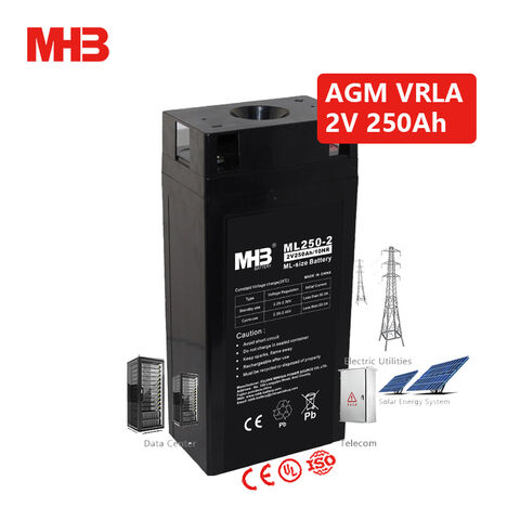 Buy Wholesale China Tcs Sl2-250 Wholesale 2v 250ah Vrla Lead Acid Solar ...