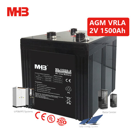 Buy Wholesale China Tcs Sl2-1500 Solar Lead Acid Battery 2v 1500ah For ...