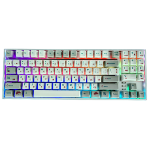 Buy Wholesale China Custom Rgb K89 Gasket Three Mode Mechanical ...