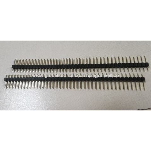 Buy Wholesale China Factory Black Pin Header Pitch:2.54mm Single Row 1 ...