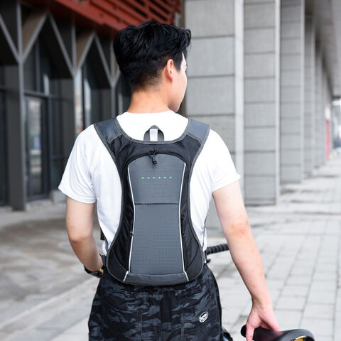 Buy Wholesale China Led Light Turn Signal Cycling Backpacks Wholesale ...