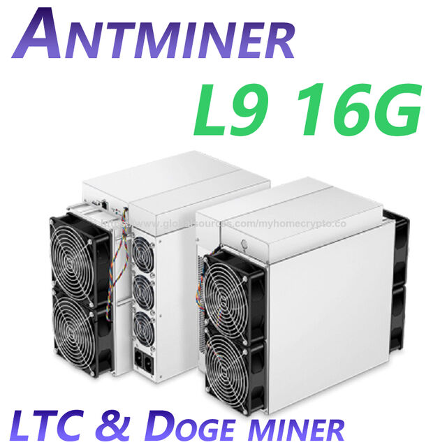 Bitmain Antminer L9 16.2g L7 Miner 9500mh 9300 New Ltc Scrypt Miner L7 ...