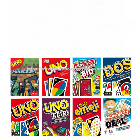 Buy Wholesale China Hotting Game Toy For Family Custom Uno Card Playing ...