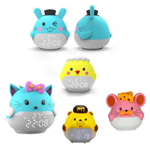 Buy Wholesale China Cat Animal Clock Mini Silicone Clock Children's Led ...