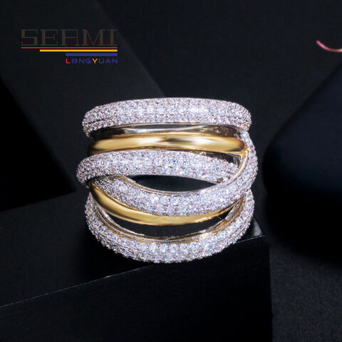 Buy Wholesale China High Quality Brass Jewelry 3a Zircon Two-color ...