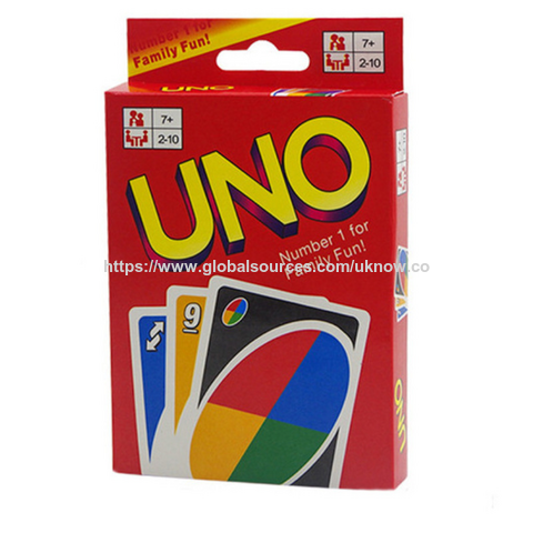Uno Game Card Standard Edition 270g Intellectual Development Mental ...
