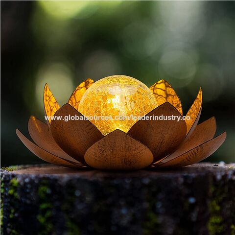 Buy Wholesale China Bsci Factory Solar Light Water Lily Garden ...