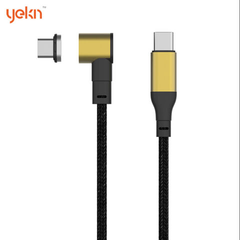 Laptop Pd 100w 90 Degree L Magnetic Shape 5a Fast Charging Usb C To ...