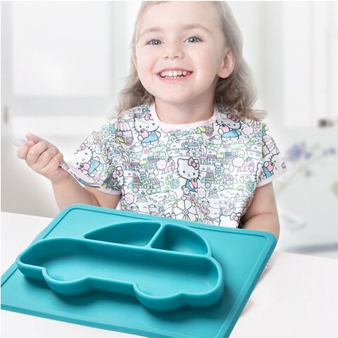 Buy Wholesale China Non-slip Kids Plate Microwave Friendly Silicone ...