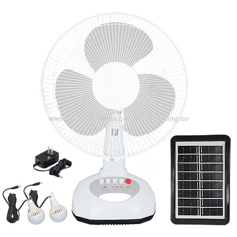 Buy Wholesale China Dc Fan, Solar Power Fan ,with Ac Charger,switch On ...
