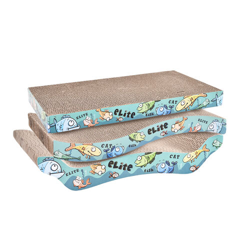 Buy Wholesale China New Catnip Corrugated Paper Cat Scratch Board ...