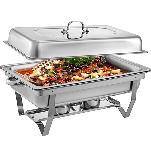 Buy Wholesale China Stainless Steel Chafing Dishes 8 Quart Full Size ...