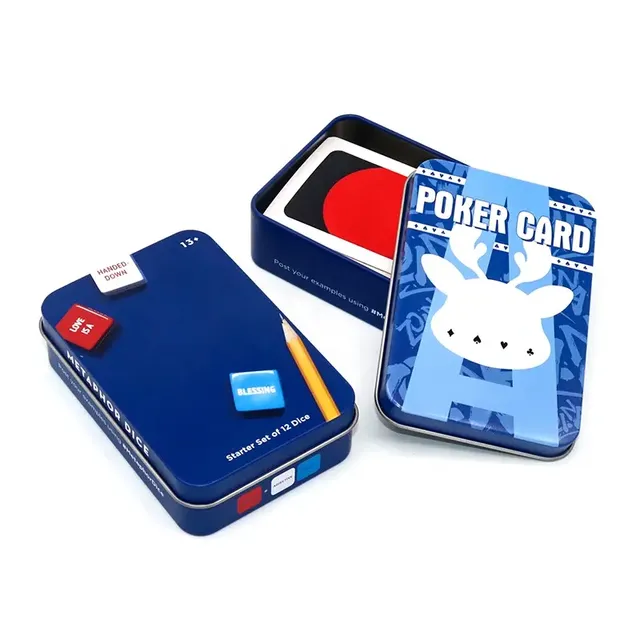 Buy Wholesale China Recycle Custom Print Poker Card Game Cards Tin Gift ...