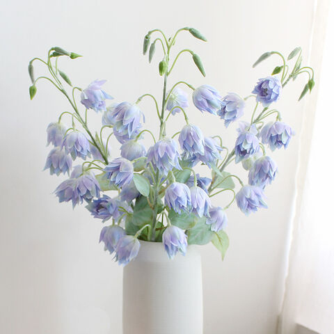Buy Wholesale China Good Quality Artificial Flowers Bell Flower Blue ...
