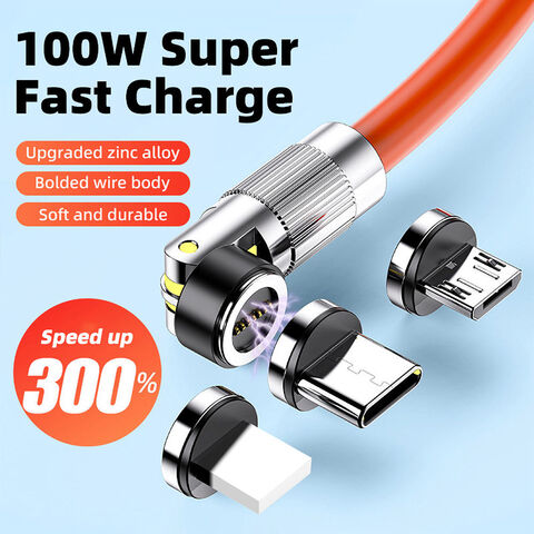 Buy Wholesale China Oem 540 Degree 3 In 1 Magnetic Charging Cable Tpe ...