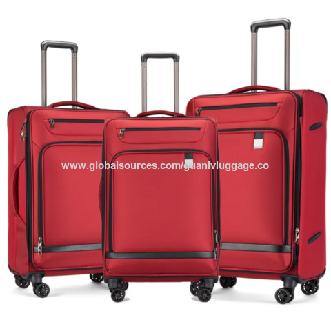 Factory Expandable Fabric Soft Shell Suitcase Traveling Luggage Koffer ...