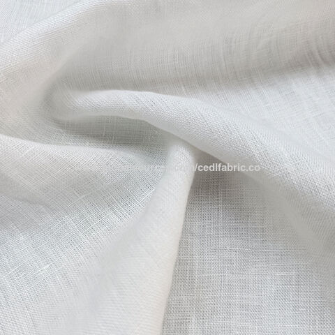 Buy Wholesale China Running Order Pure 100% Linen Fabric Pfd Fabric ...