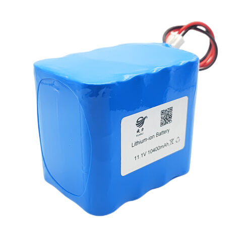 Buy Wholesale China 11.1v Cylindrical Lithium Battery, 18650 10400mah ...