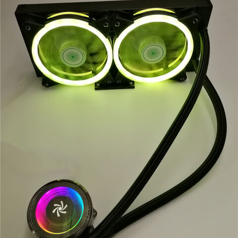 Buy Wholesale China Aura Rgb 240mm Cpu Water Cooler With Pwm Fans ...