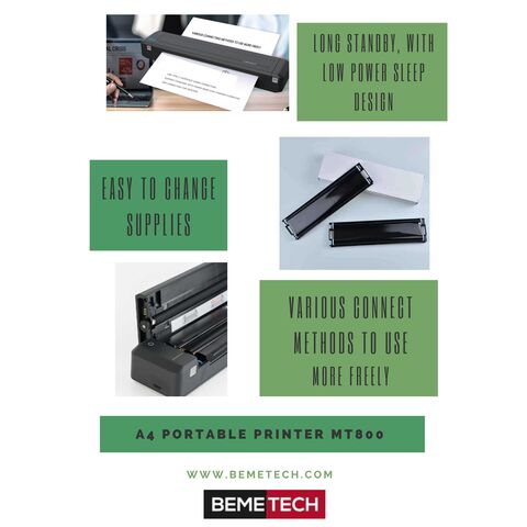 Buy Wholesale Hong Kong SAR Mini Portable Printer For A4 Copy Paper ...