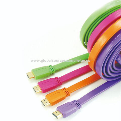 Buy Wholesale China Oem Customization Hdmi Plug To Hdmi Plug Cable Flat ...