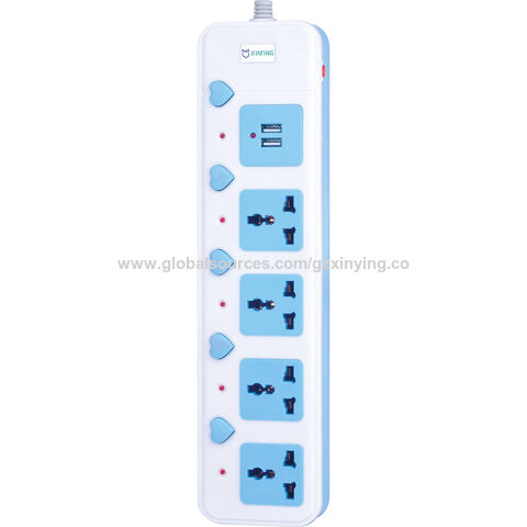 Buy Wholesale China 5way Universal Power Socket With 2 Usb Ports ...