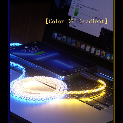 Buy Wholesale China Yellowknife Led Rgb Charging Cable Fast Charging ...