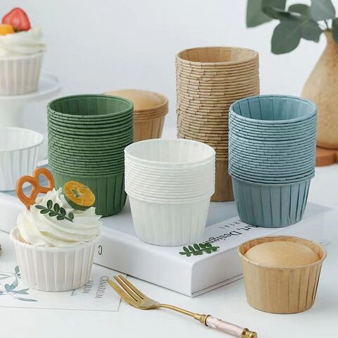 Buy Wholesale China Mini Paper Baking Cups Cupcake White Paper Portion ...