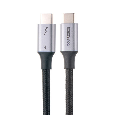Buy Wholesale China 100w Usb 4 Cable 40gbps Nylon Braided Pd Fast ...