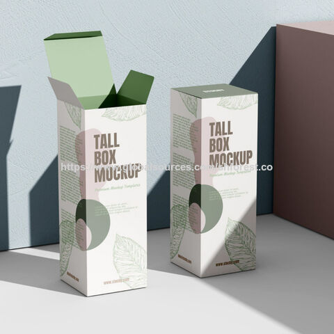 Gift Cosmetic Skincare Essential Oil Paper Box Custom Logo Printing Eco ...