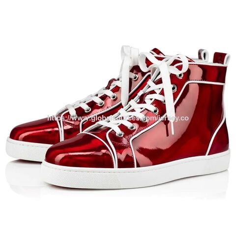 Buy Wholesale China Shoes Factory Red Viera Orlato Patent Leather High ...