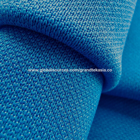 Buy Wholesale Taiwan Polo Double Knit Pique Fabric, Made Of 100% ...