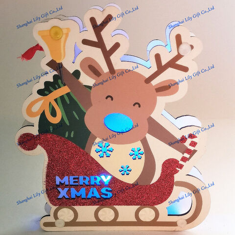Buy Wholesale China Christmas Bear Mdf Led Lights & Christmas Bear Mdf ...