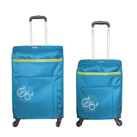 Buy Wholesale China High Quality Soft Shell Trolley Suitcase Polyester ...