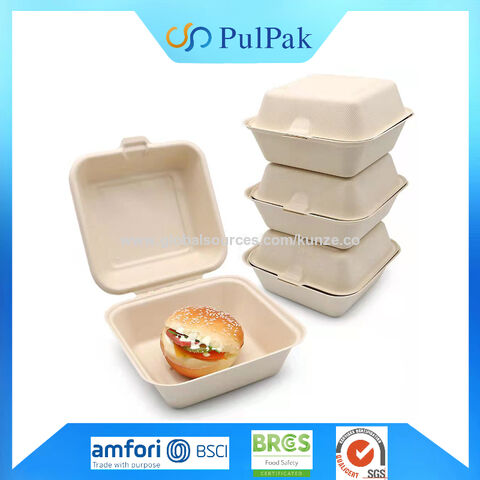 Buy Wholesale China Custom Disposable Food Grade Bio And Eco Clamshell ...