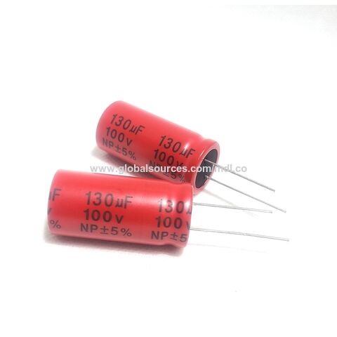 Buy Wholesale Taiwan M.d.l. 130uf 100v Np(bp) Radial Aluminum ...