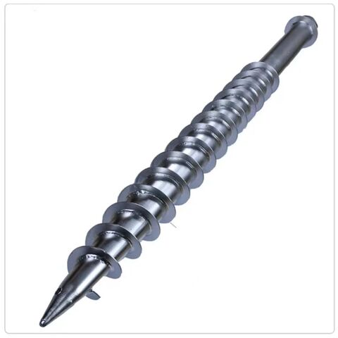 Galvanized Ground Screw Pole Anchor Ground Anchors Screw In Helical ...