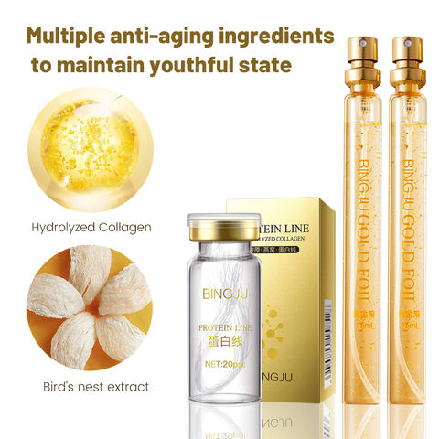 Buy Wholesale China Beauty Salon Set Box Collagen Thread No Needle Silk ...