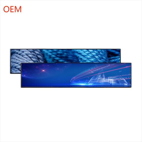 35 Inch Lcd Wall Mounted Bar Lcd Advertising Player Display Ultra Wide ...