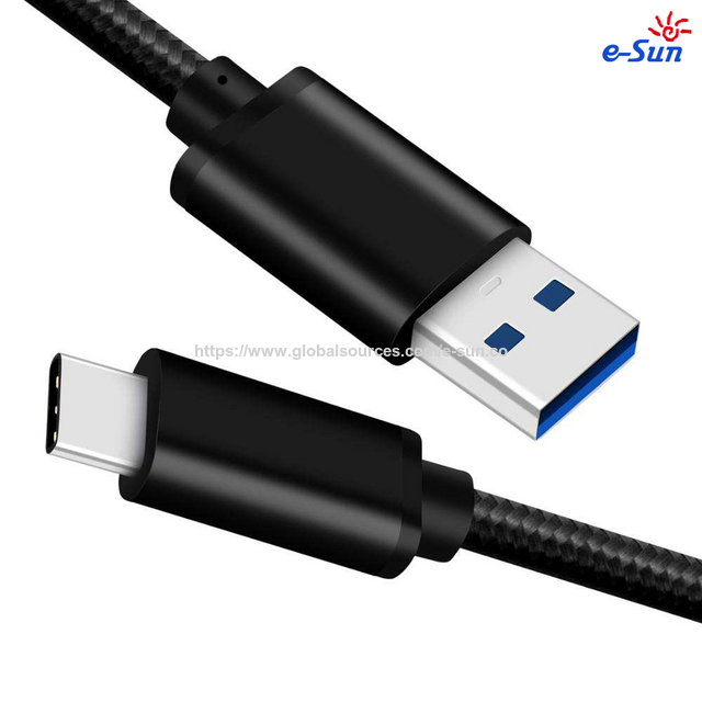 Buy Wholesale China New Arrival Nylon Braided Usb Cable Type-c 3a 60w ...