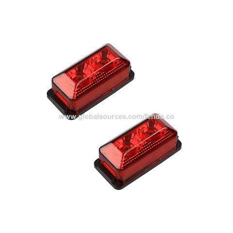 Buy Wholesale China New Rectangle 12v 24v 2 Led Indicator Lamps Side ...