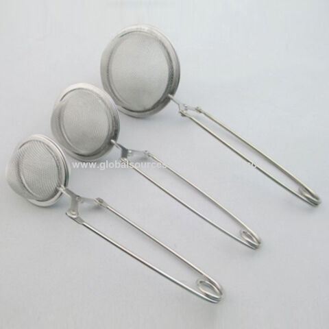 Buy Wholesale China Tea Ball Mesh Infusers With Clip Handle, In Mesh ...