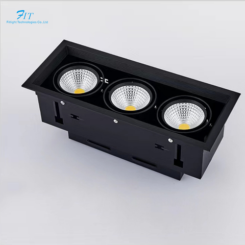 Buy Wholesale China Anti Glare Cob Recessed Led Downlight 3x15w 45w ...