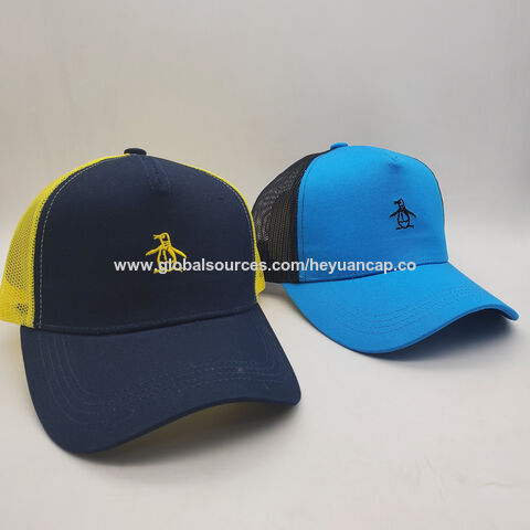 Buy Wholesale China Classic Men's Basic Caps Custom Logo Mesh Trucker ...