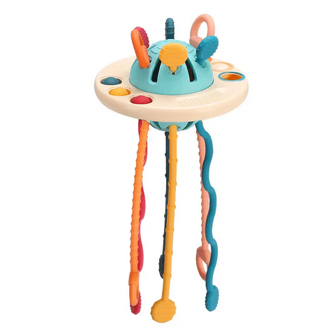 Buy Wholesale China Ufo Pulling Toy Ball With Hole String Baby Sensory ...