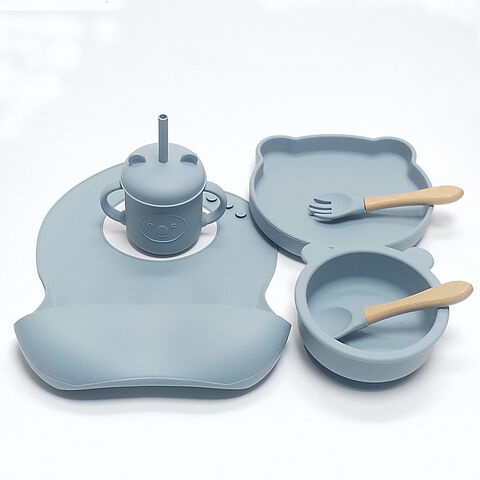 Buy Wholesale China Baby Feeding Dish Set Food Grade Silicone Soft ...