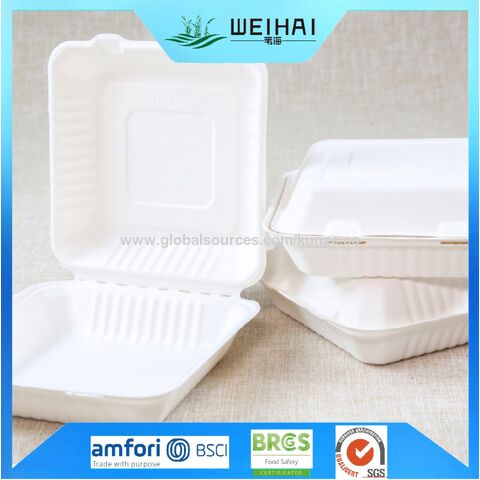 Buy Wholesale China Disposable Bagasse Food Containers Biodegradable ...